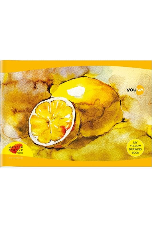 Navneet Youva Soft Bound Yellow Drawing Book 21x29.7 cm 36 Pages ...