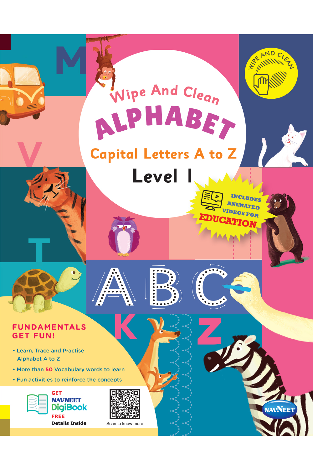 Wipe And Clean - Alphabet (Capital Letters A To Z) - Navneet Education ...