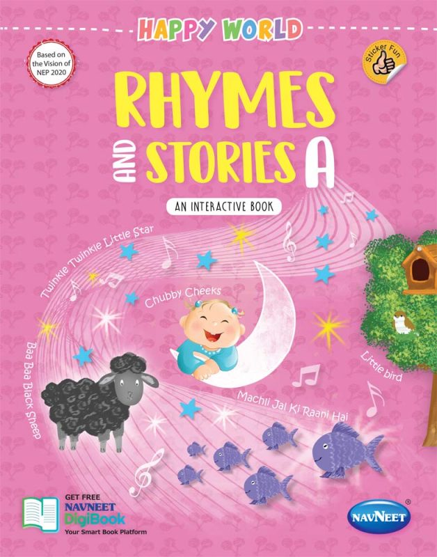 Happy World - Rhymes and Stories, Book A - Navneet Education Limited