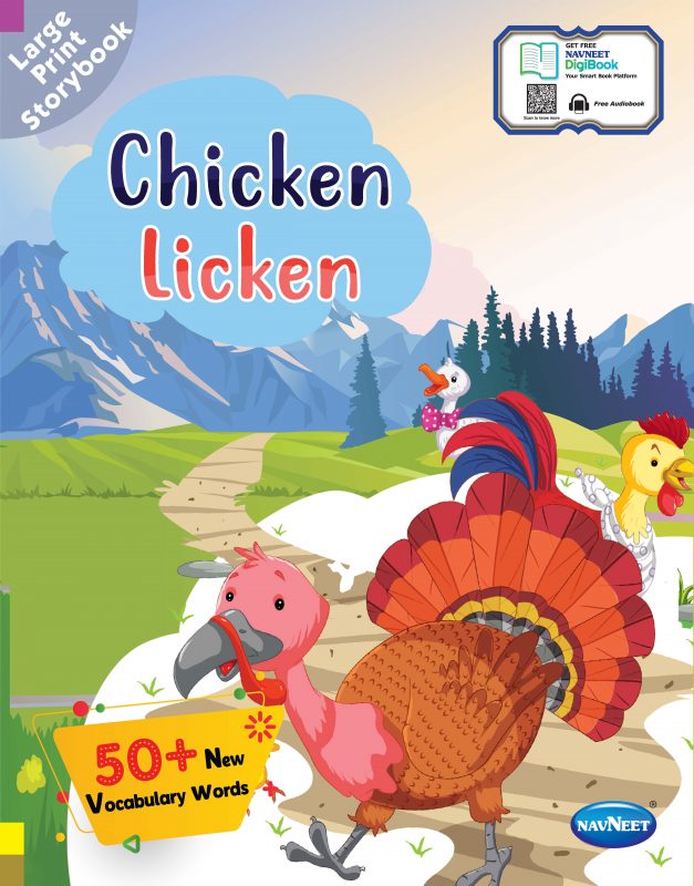Large Print Story Book Chicken Licken - Navneet Education Limited