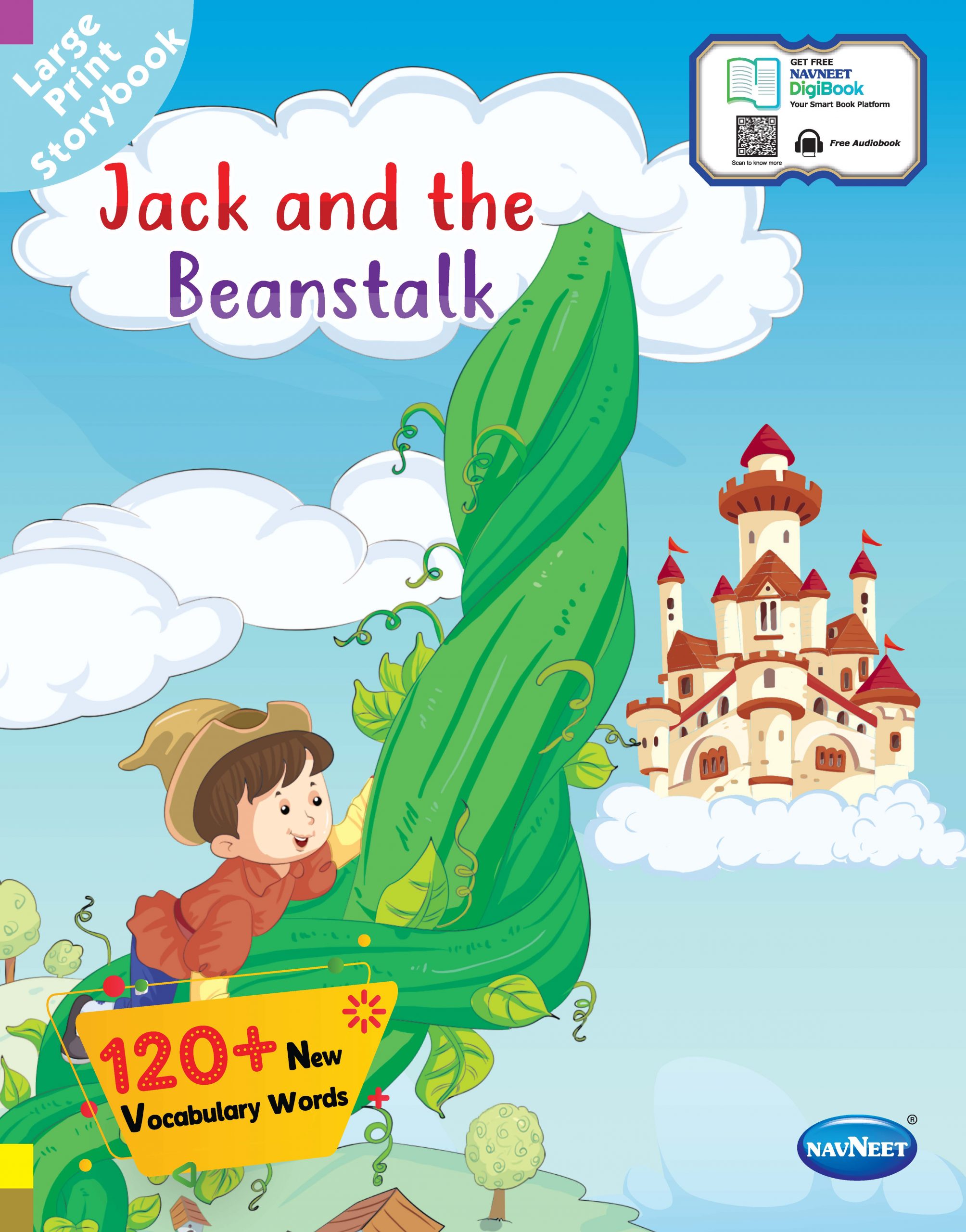 Large Print Story Book Jack & the Beanstalk - Navneet Education Limited