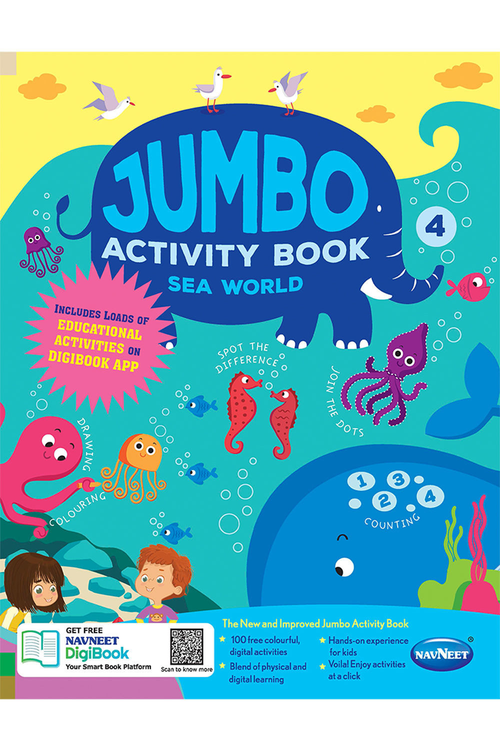 Jumbo Activity Sea World Book 4 - Navneet Education Limited