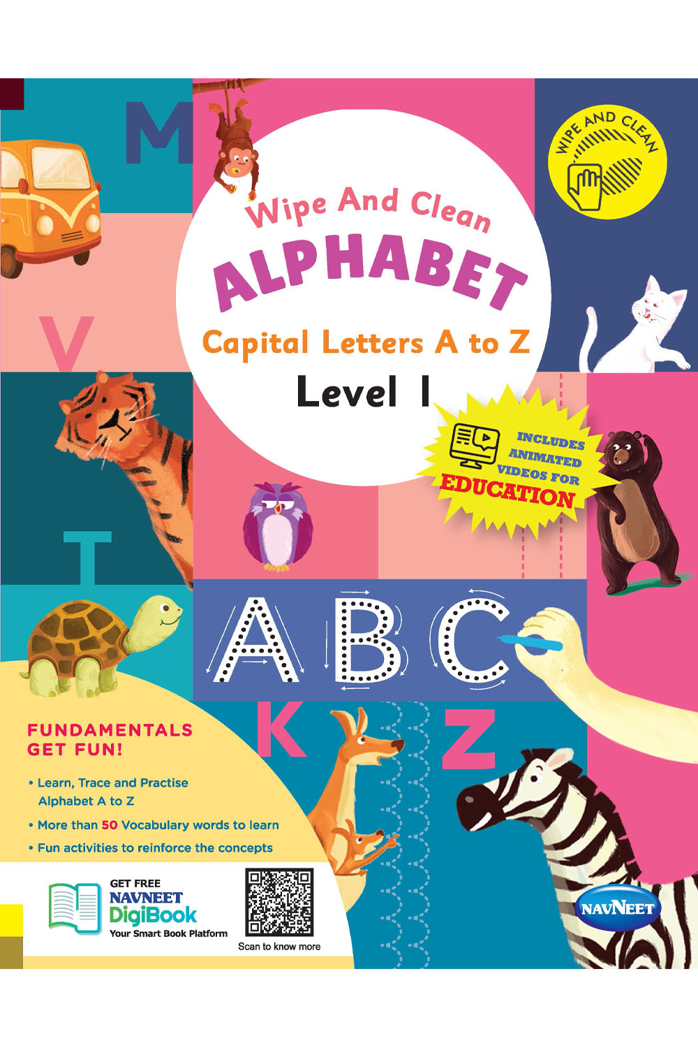Wipe And Clean - Alphabet (Capital Letters A To Z) - Navneet Education ...