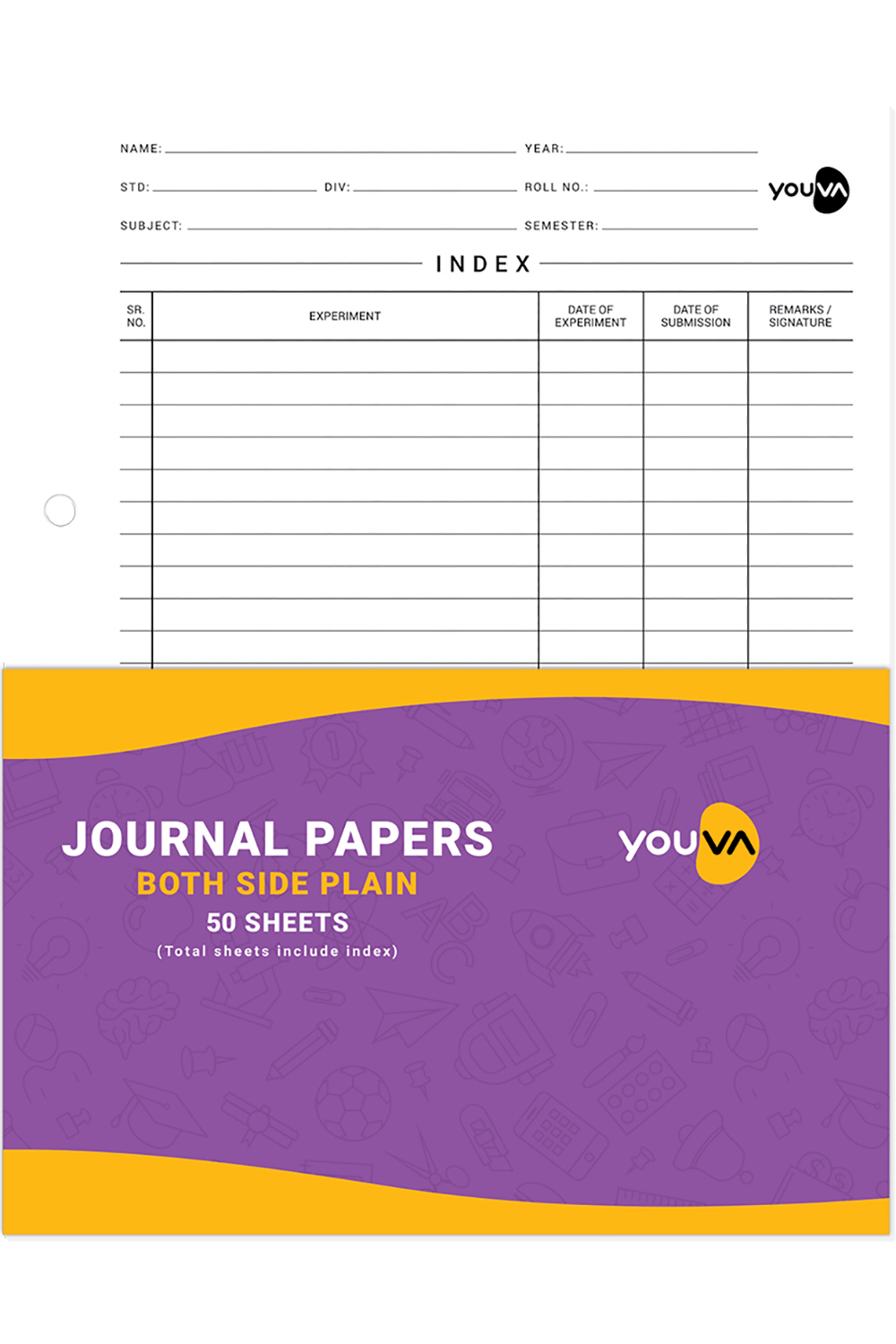 Navneet Youva | Journal Paper | 22cm x 28cm | Both Side Plain | 50 ...