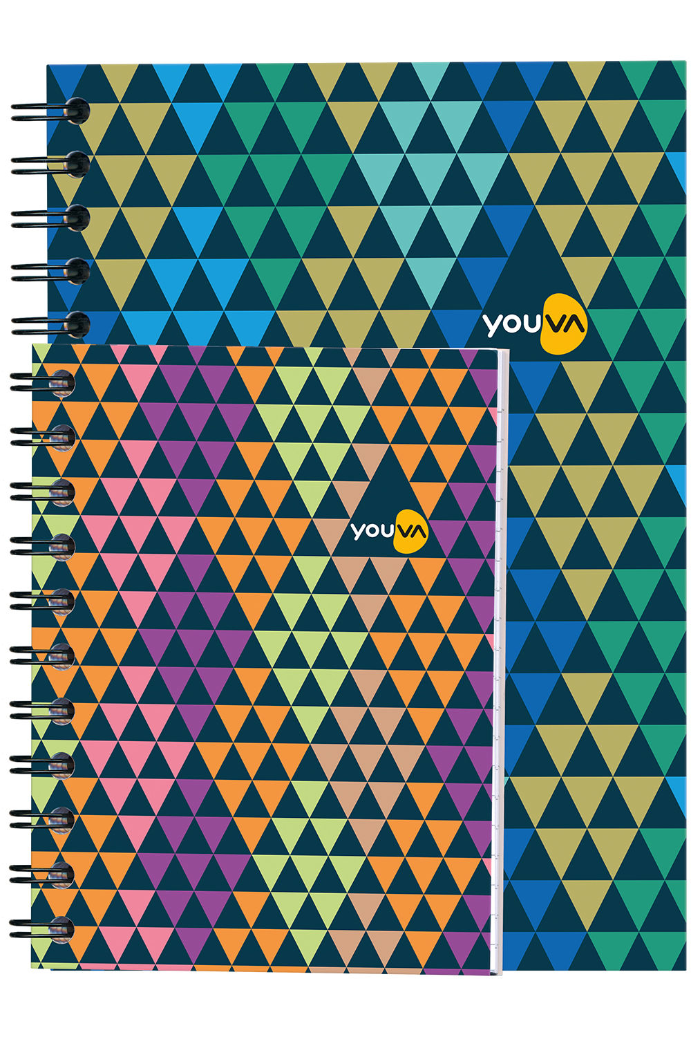 Navneet Youva | Wiro Bound Notebook Dual | A5&A6 | Single Line | 320 ...